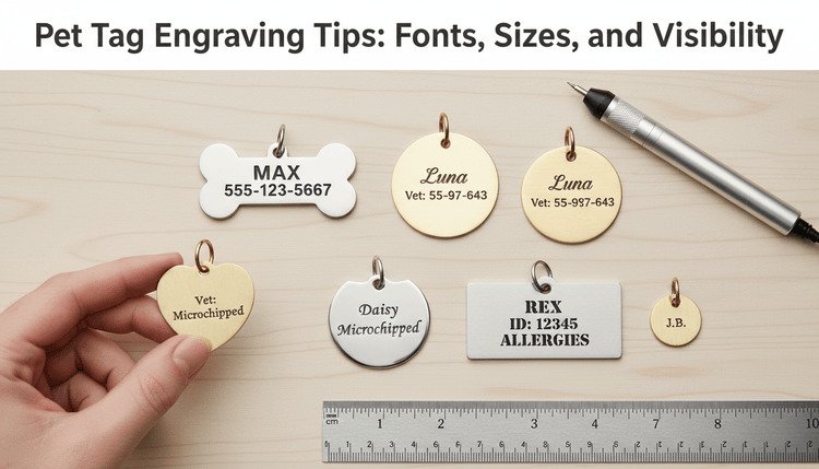 Pet Tag Engraving: Fonts, Sizes & Visibility | PawFurEver
